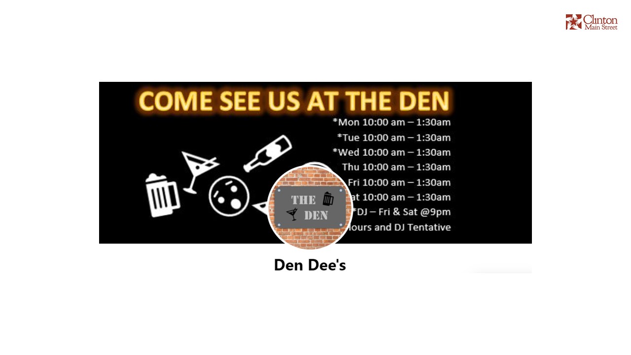 The Den - Welcome to Clinton, Missouri